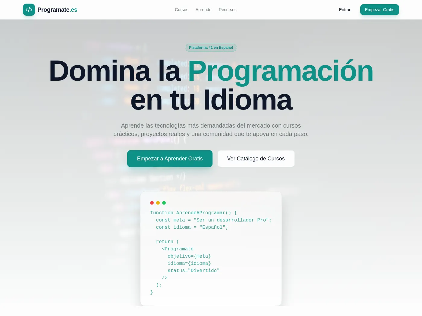 Programate en Español