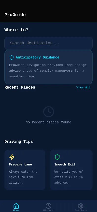ProGuide Navigation