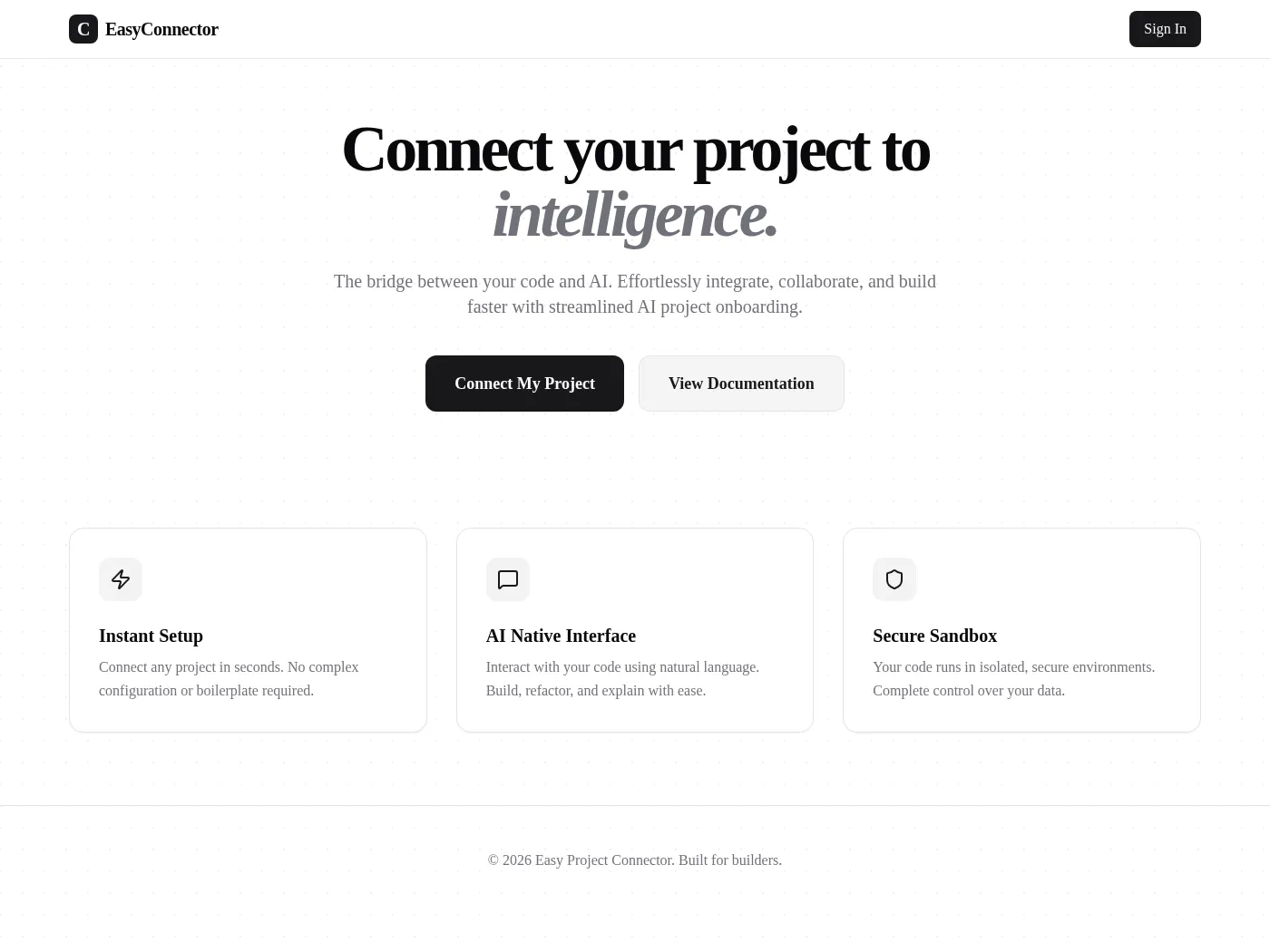 Easy Project Connector