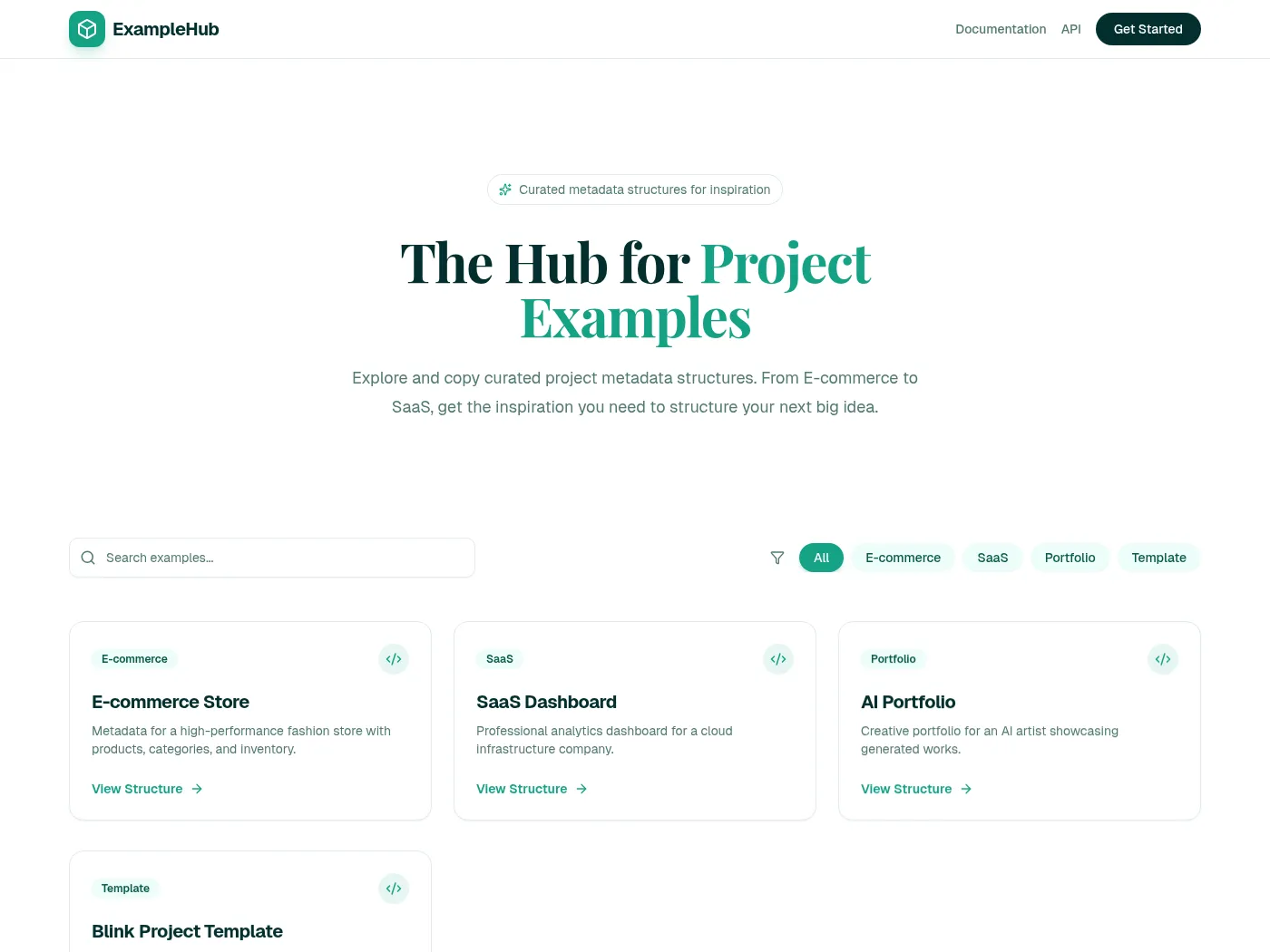 Project Example Hub