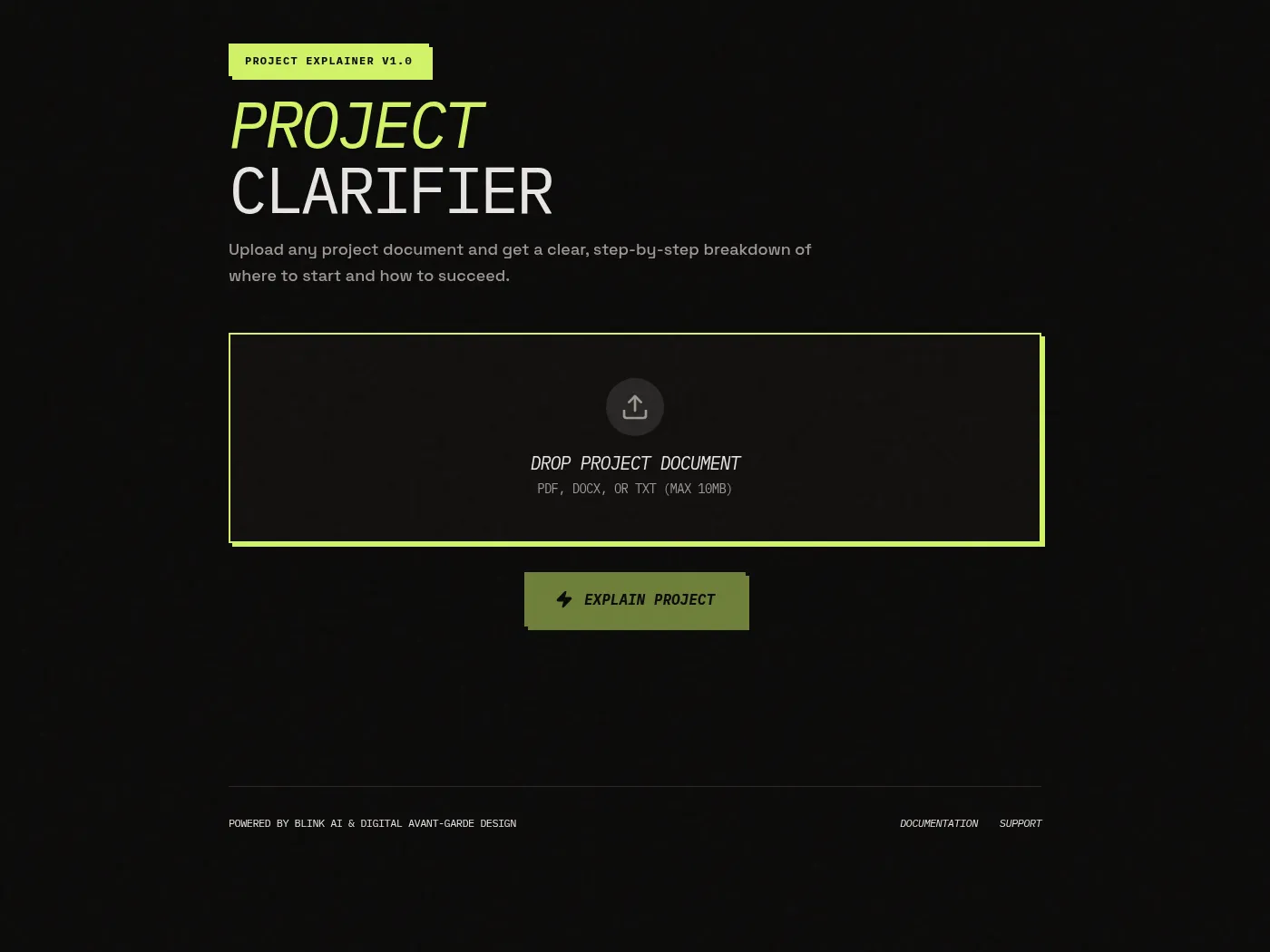 Project Explanation Helper