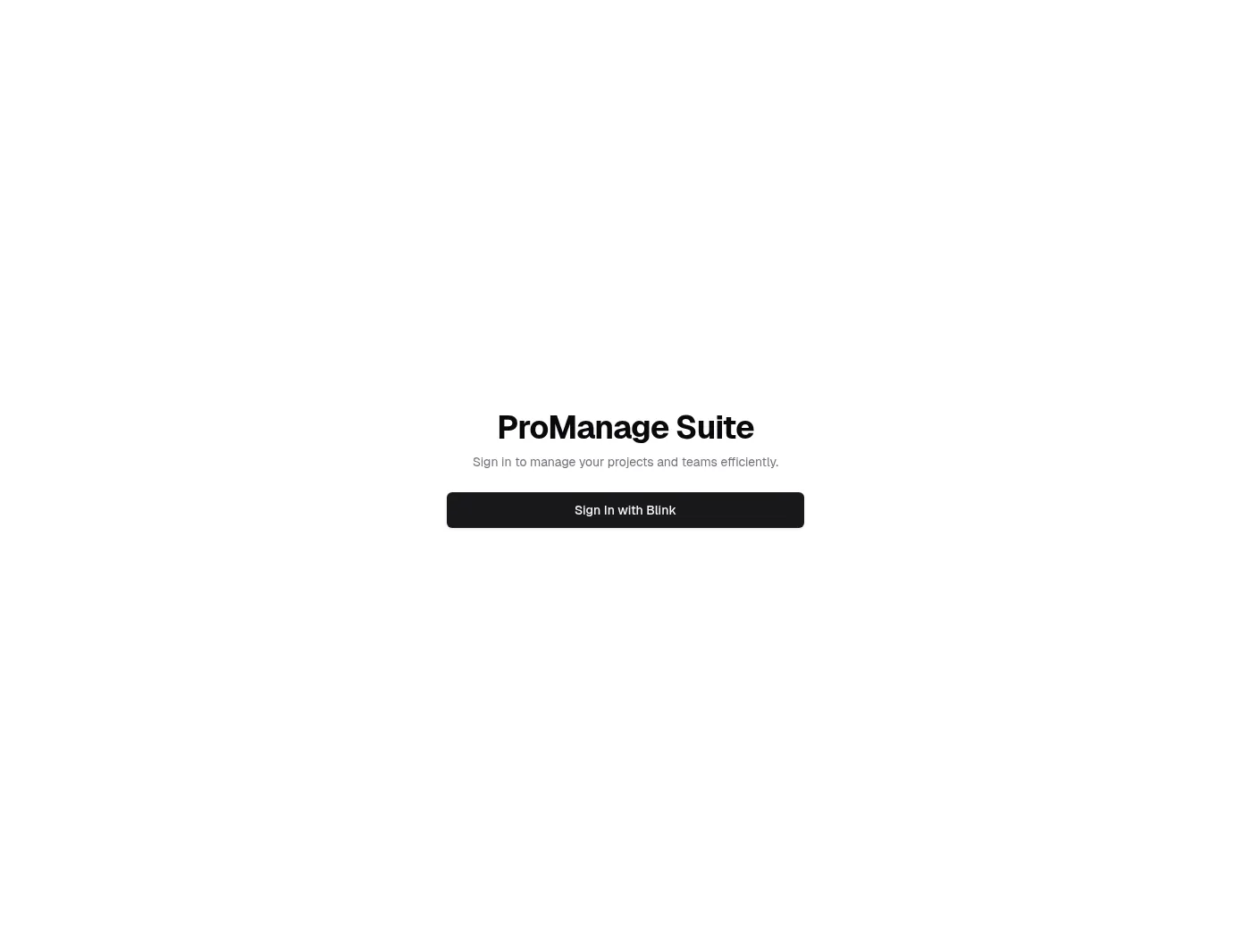 ProManage Suite