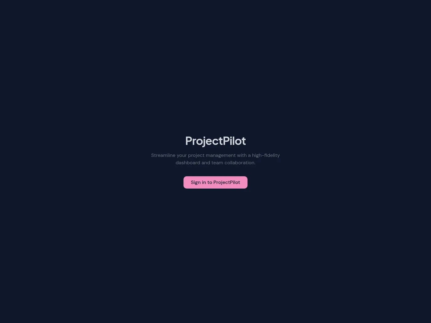 ProjectPilot