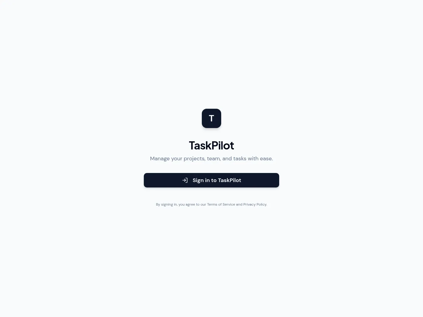 TaskPilot Project Manager