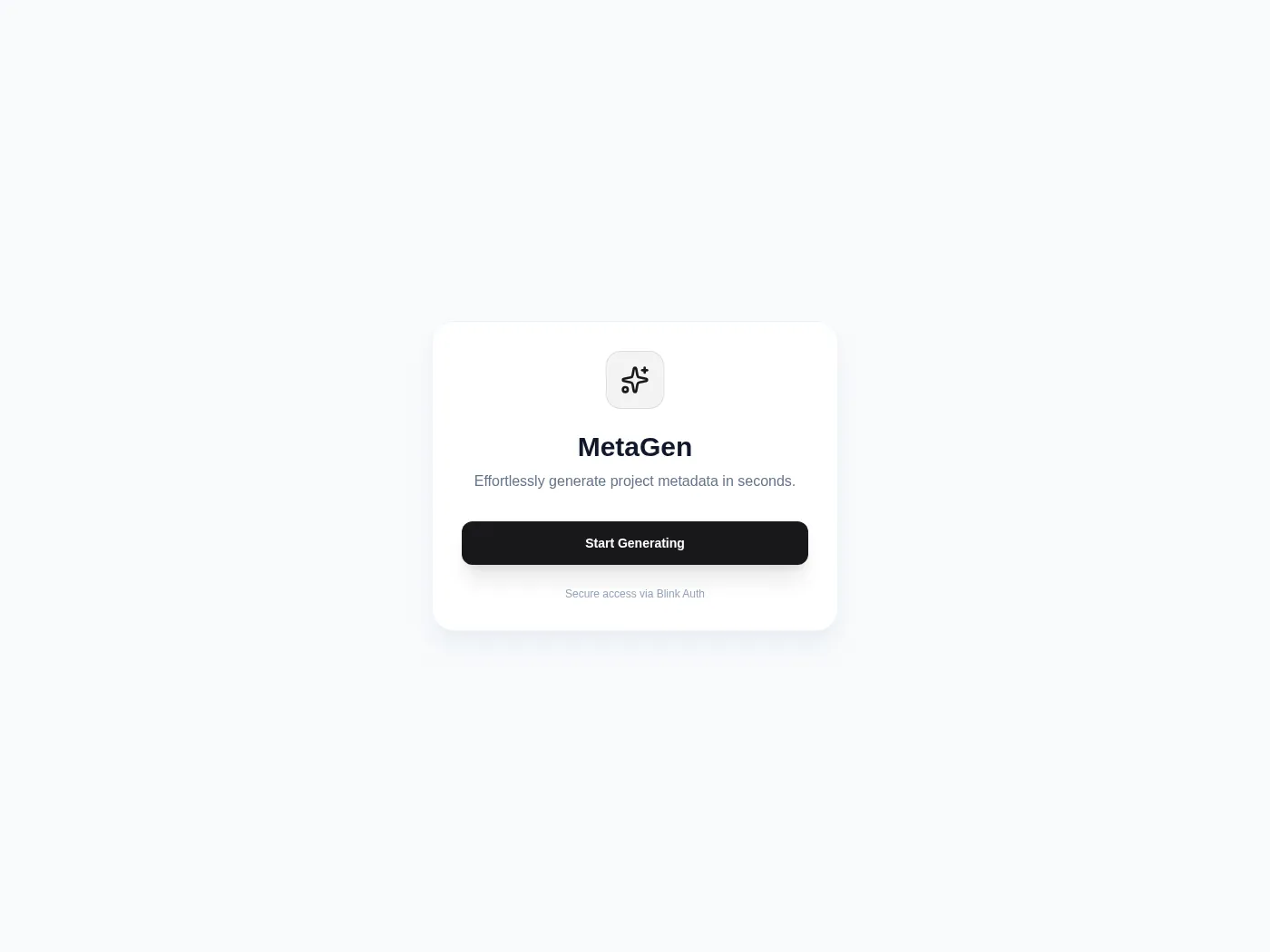 Instant Project Generator
