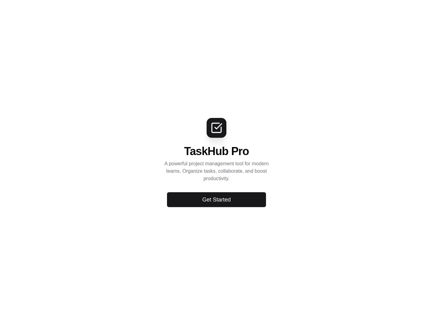 TaskHub Pro