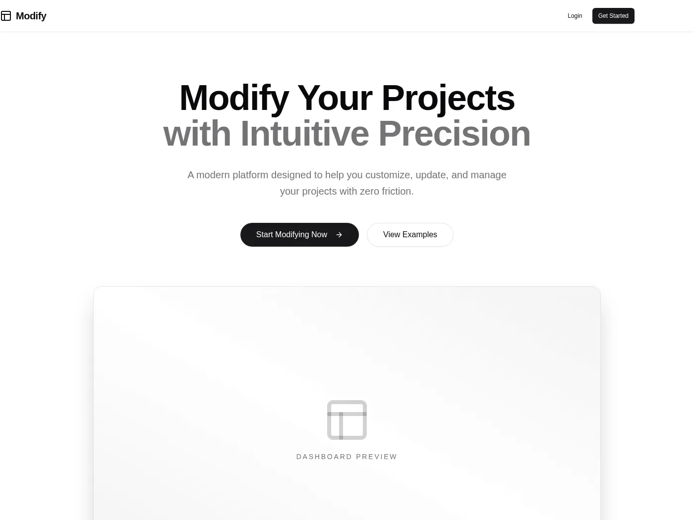 Project Modify