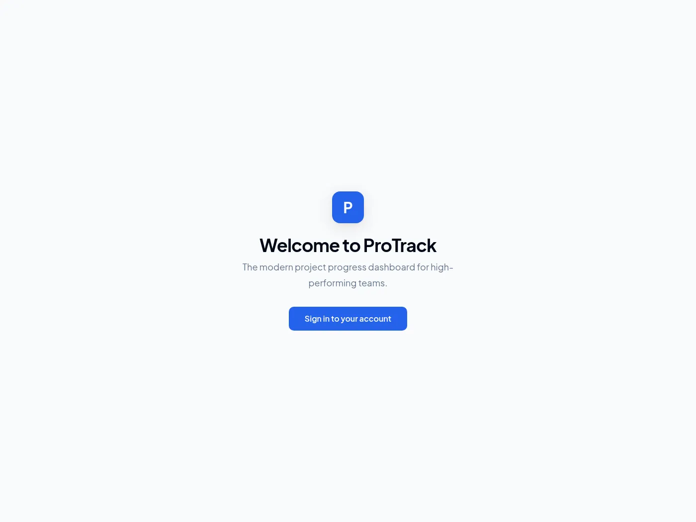 Project Progress Dashboard