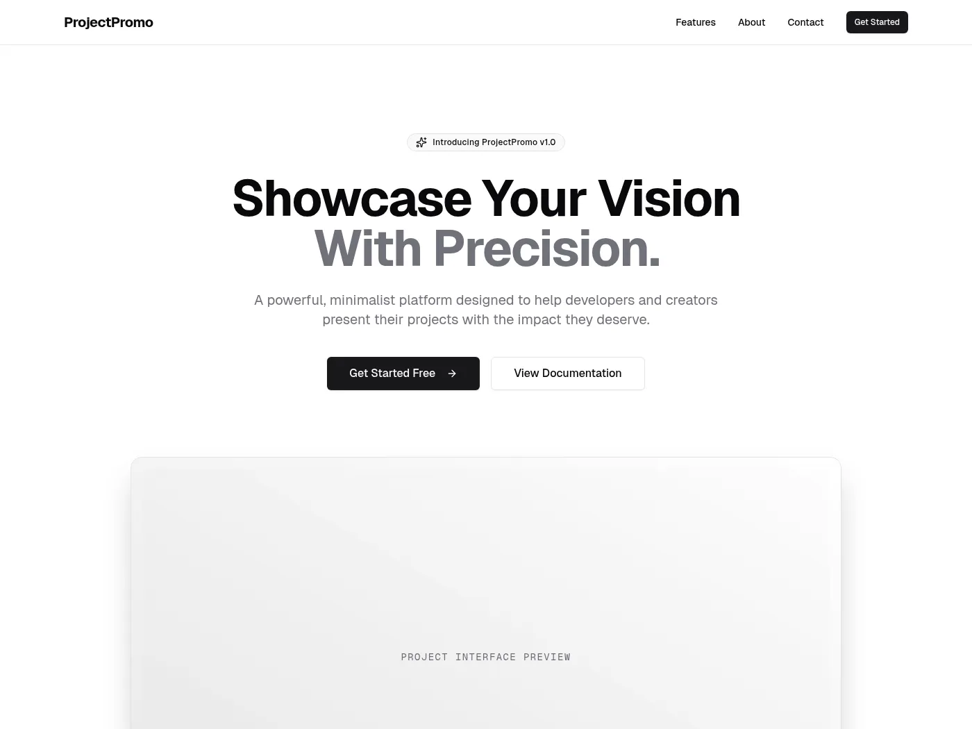 Project Promo Site