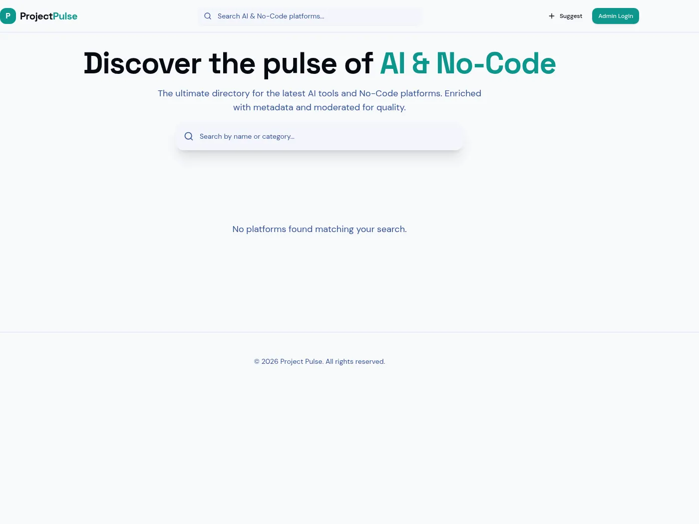 Project Pulse Directory