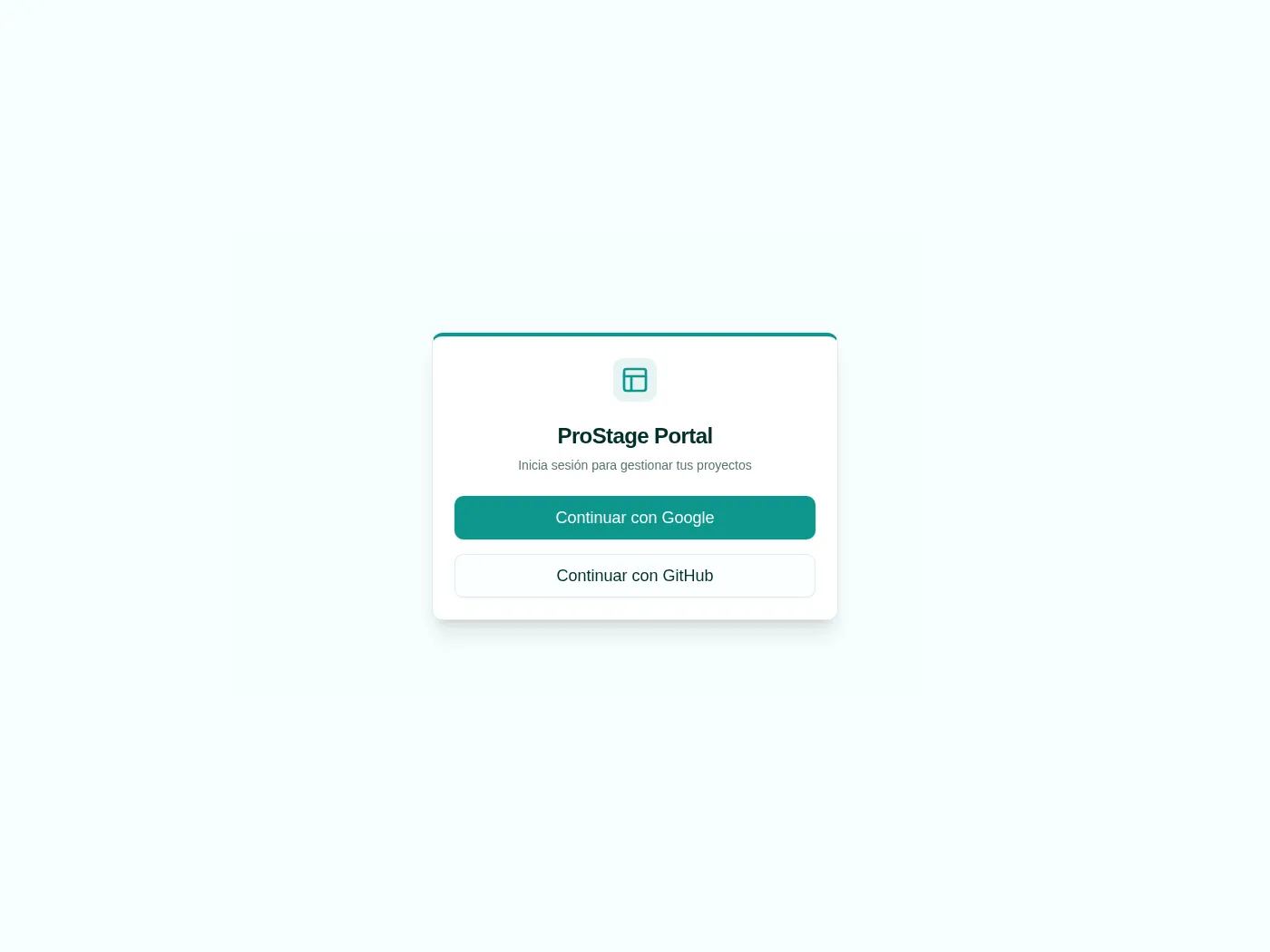ProStage Admin Portal