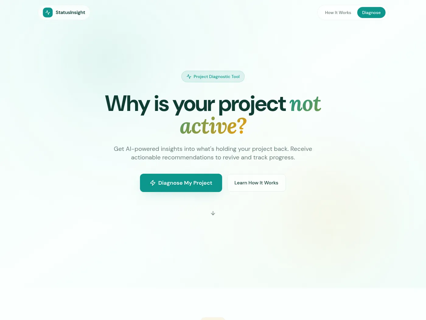 Project Status Insight