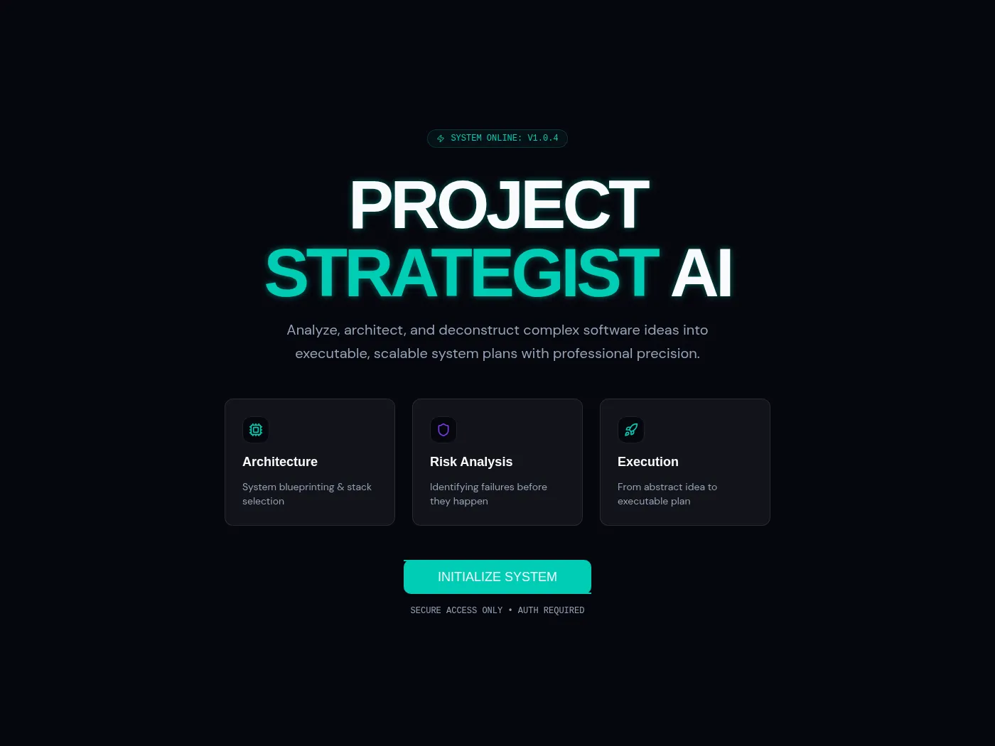 Project Strategist AI