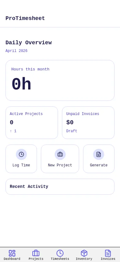 Daily Timesheet Pro