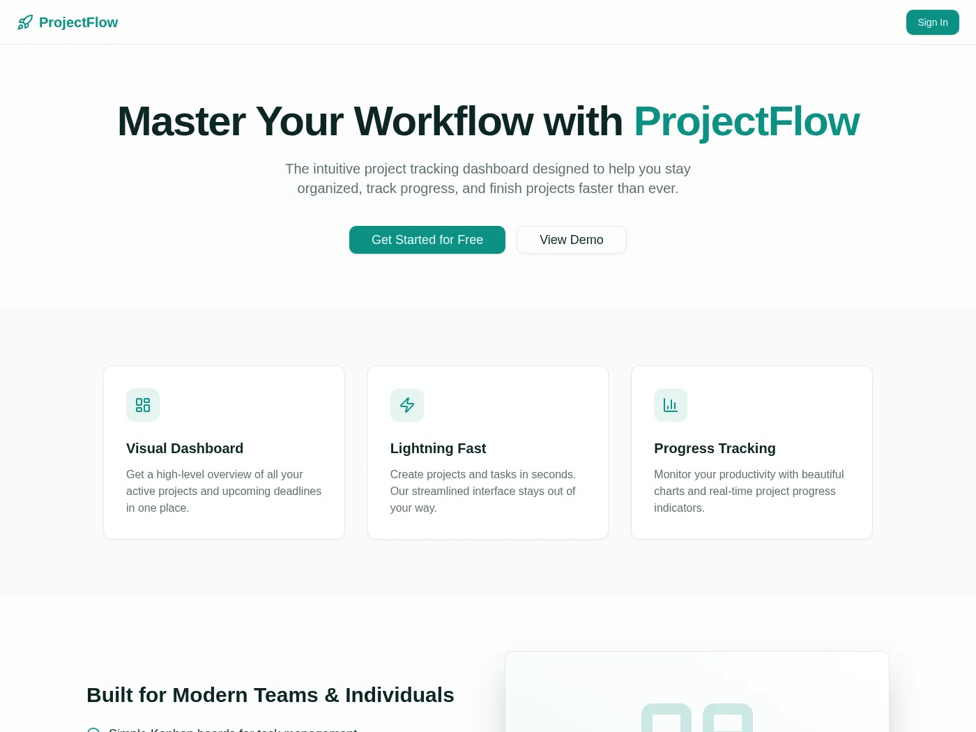 Project Tracker