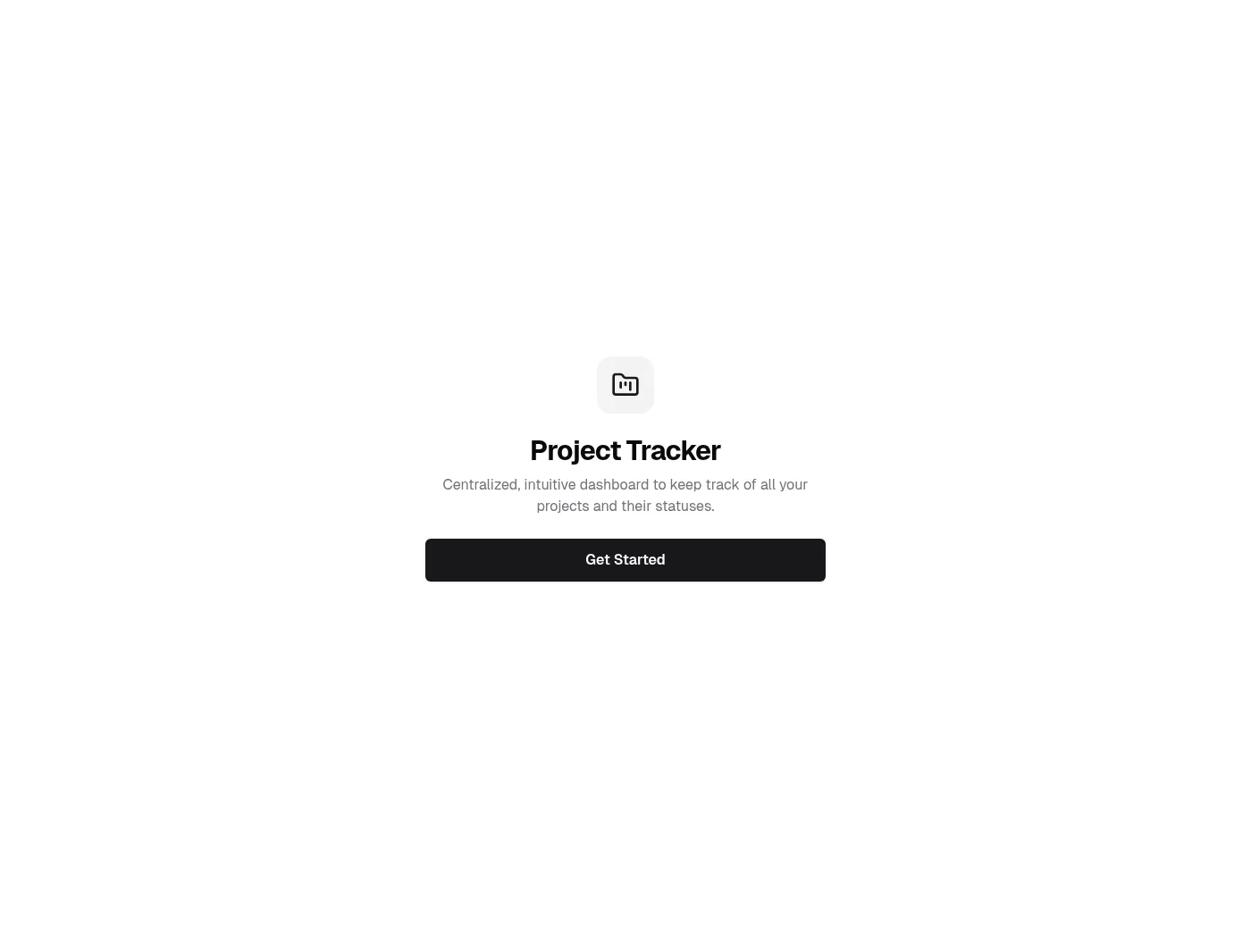 Project Tracker