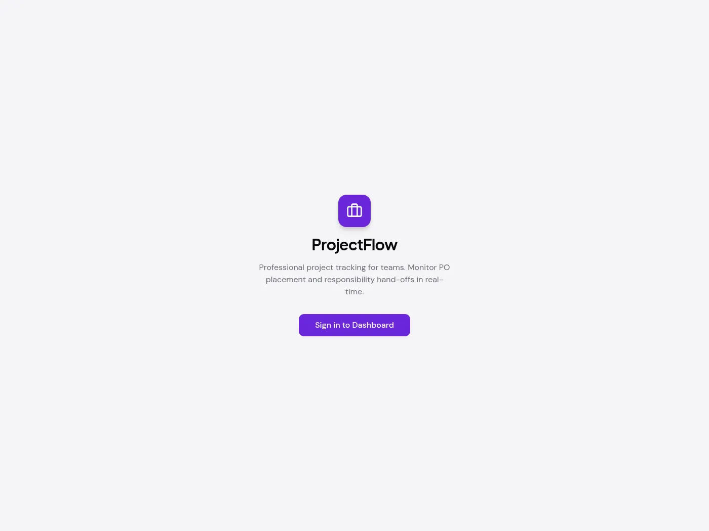 Project Tracker Dashboard