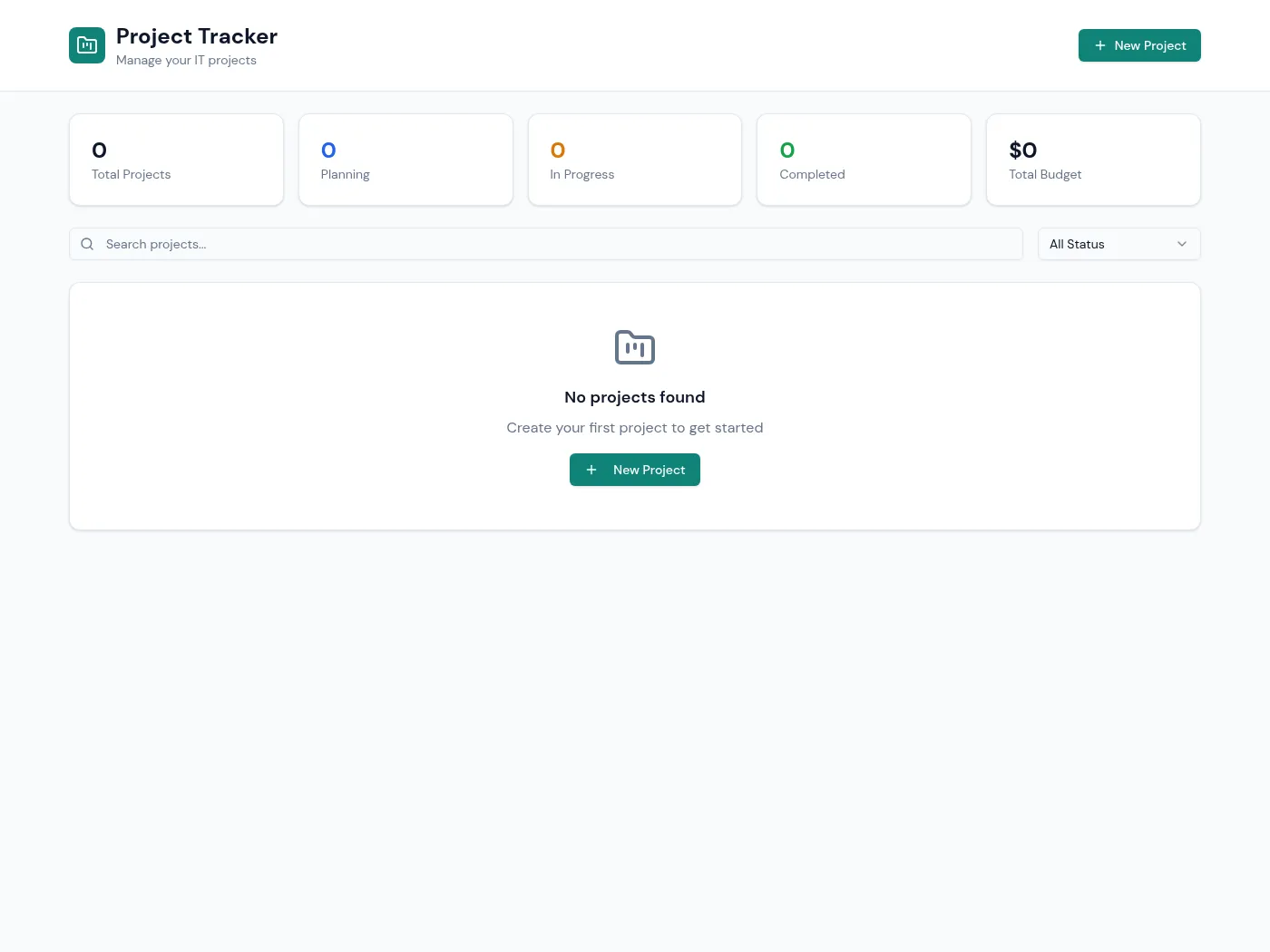Project Tracker DB