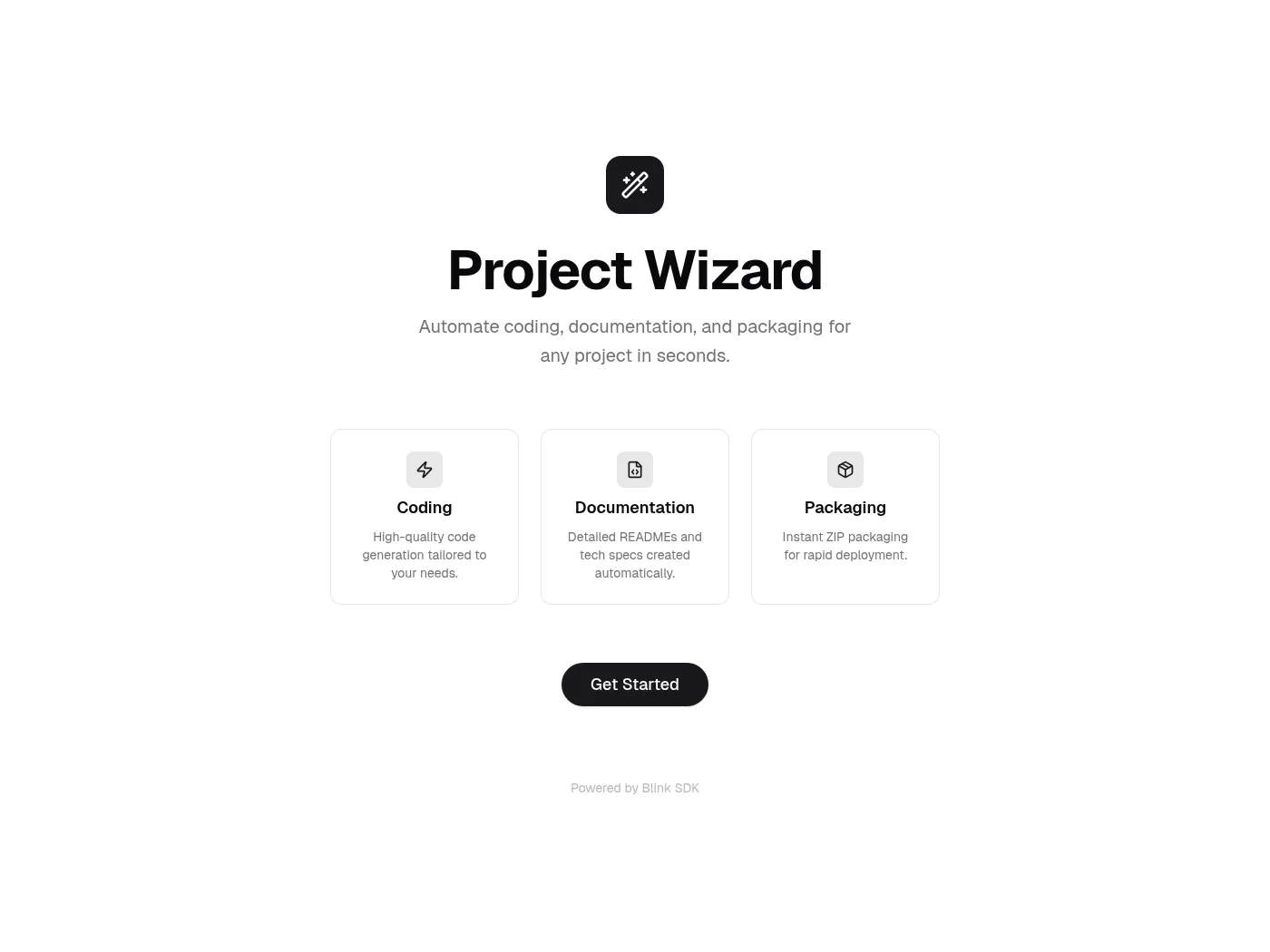Project Wizard Assistant