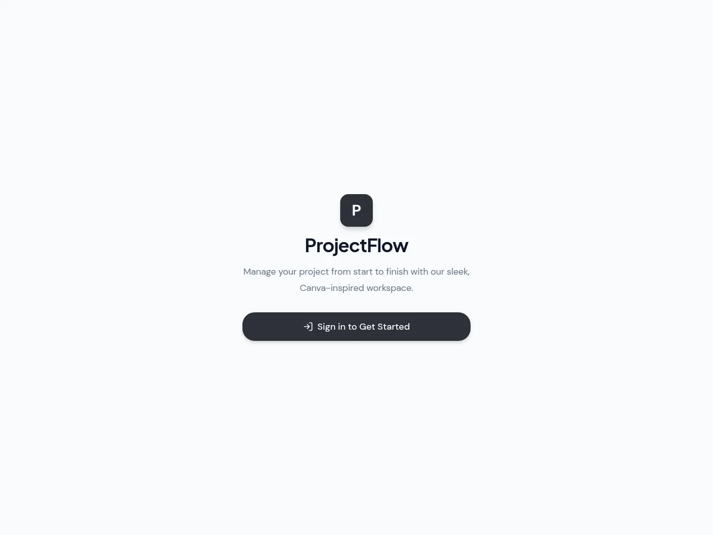 ProjectFlow Dashboard