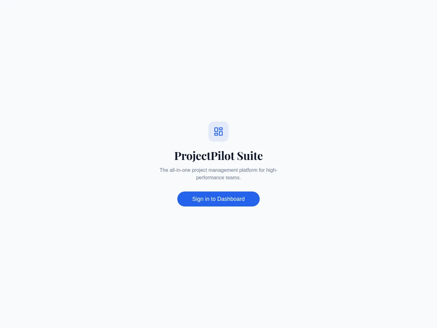 ProjectPilot Suite