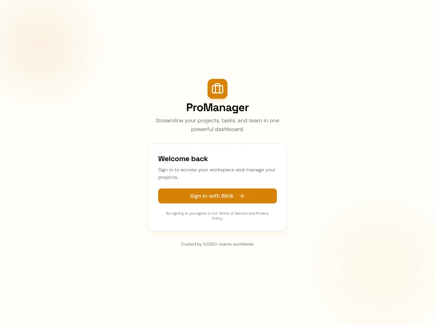 Projekt Manager Dashboard