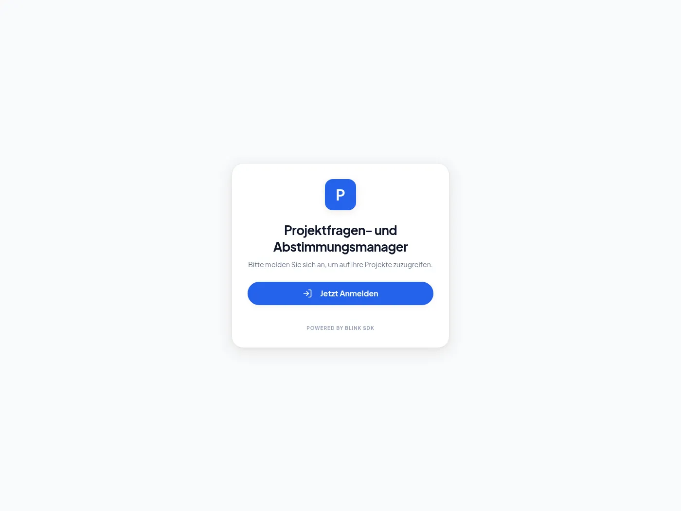Projektfragen- und Abstimmungsmanager
