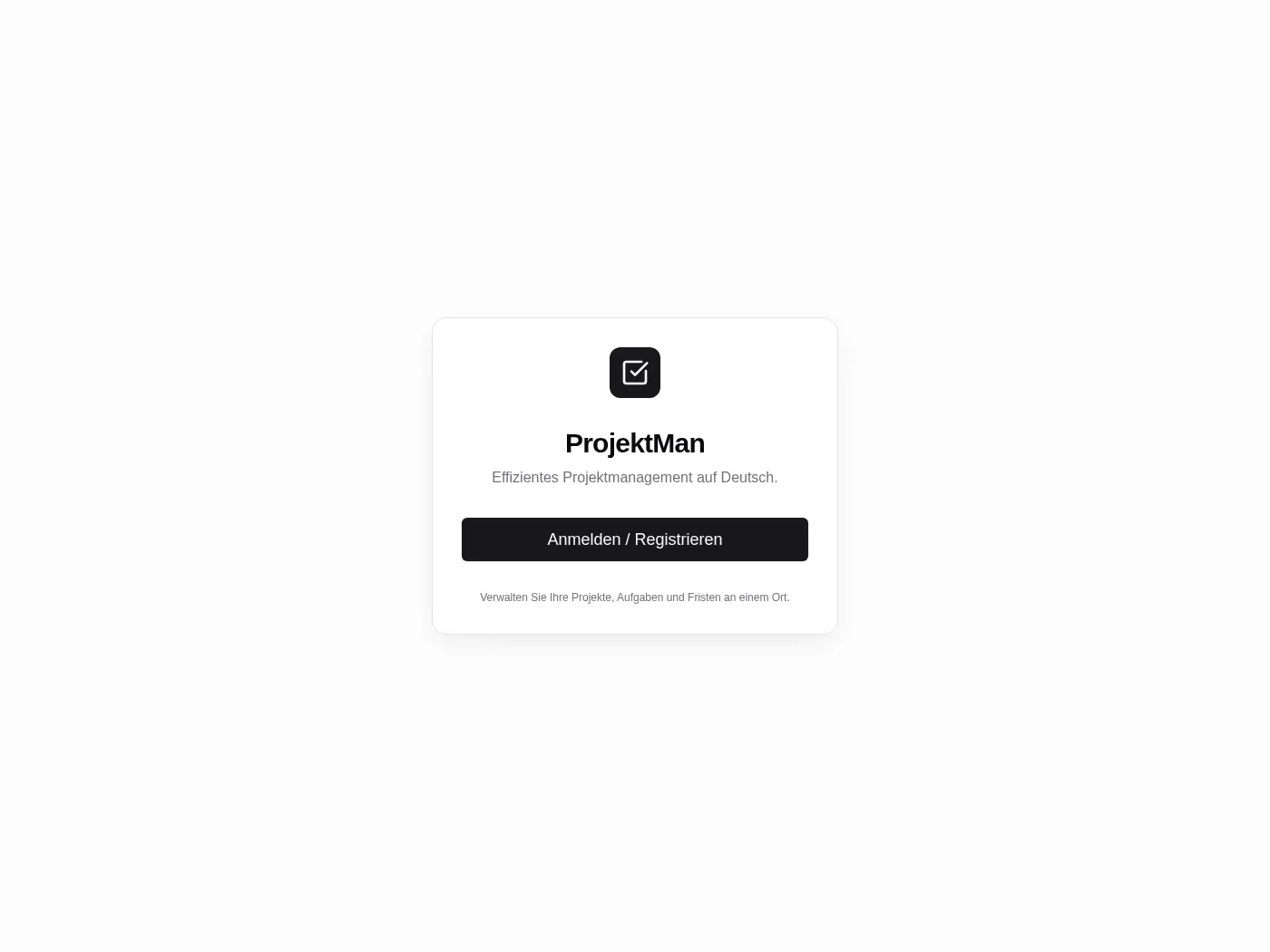 ProjektManager Deutsch