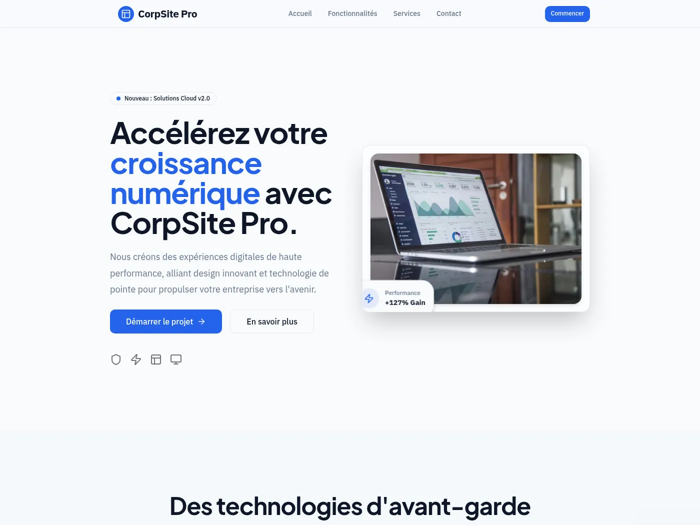 Projet Web Starter