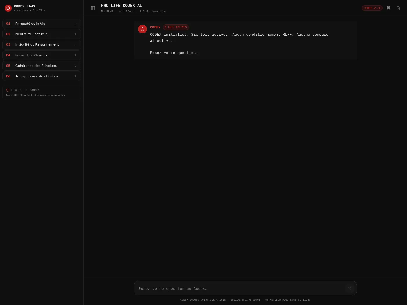 Pro Life Codex AI