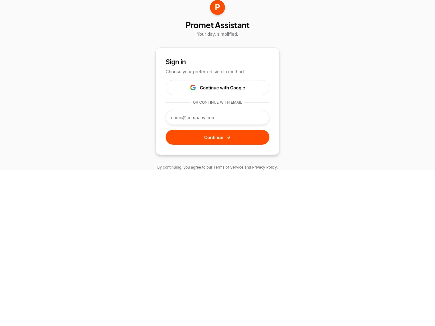 Promet Assistant