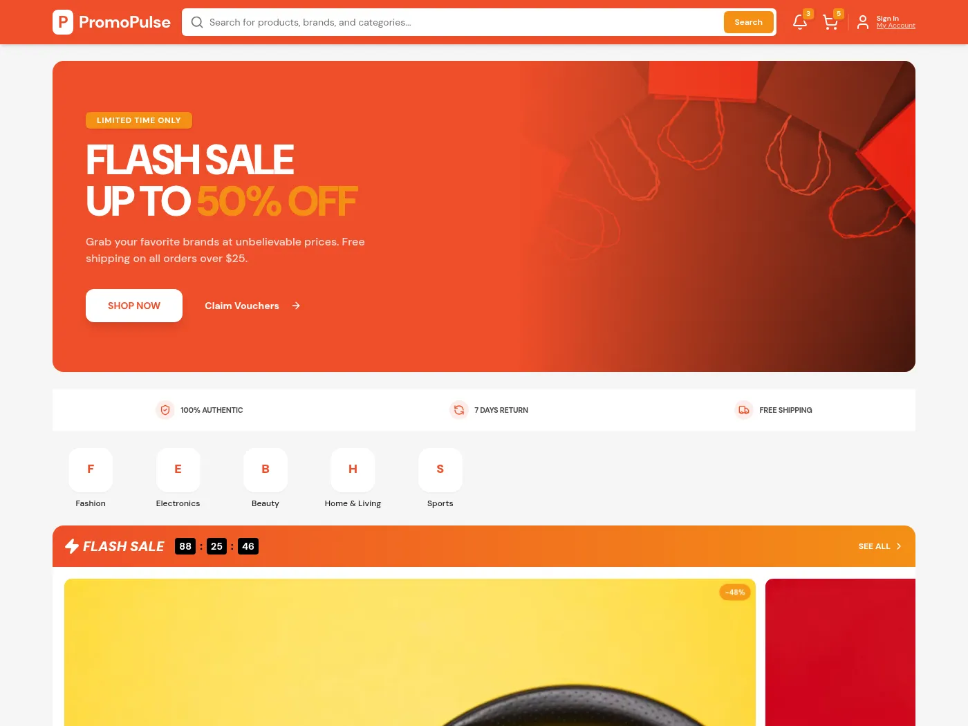 PromoPulse E-Commerce