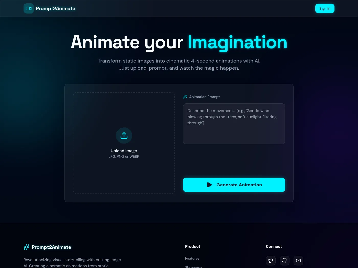 Prompt2Animate Web