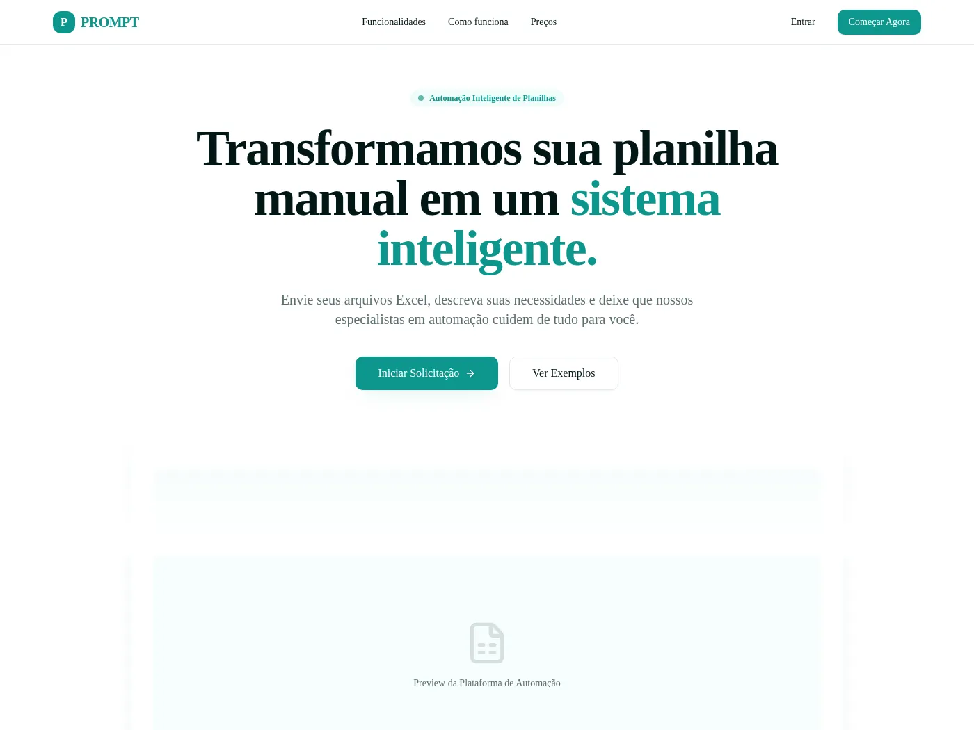 Prompt Automação Admin