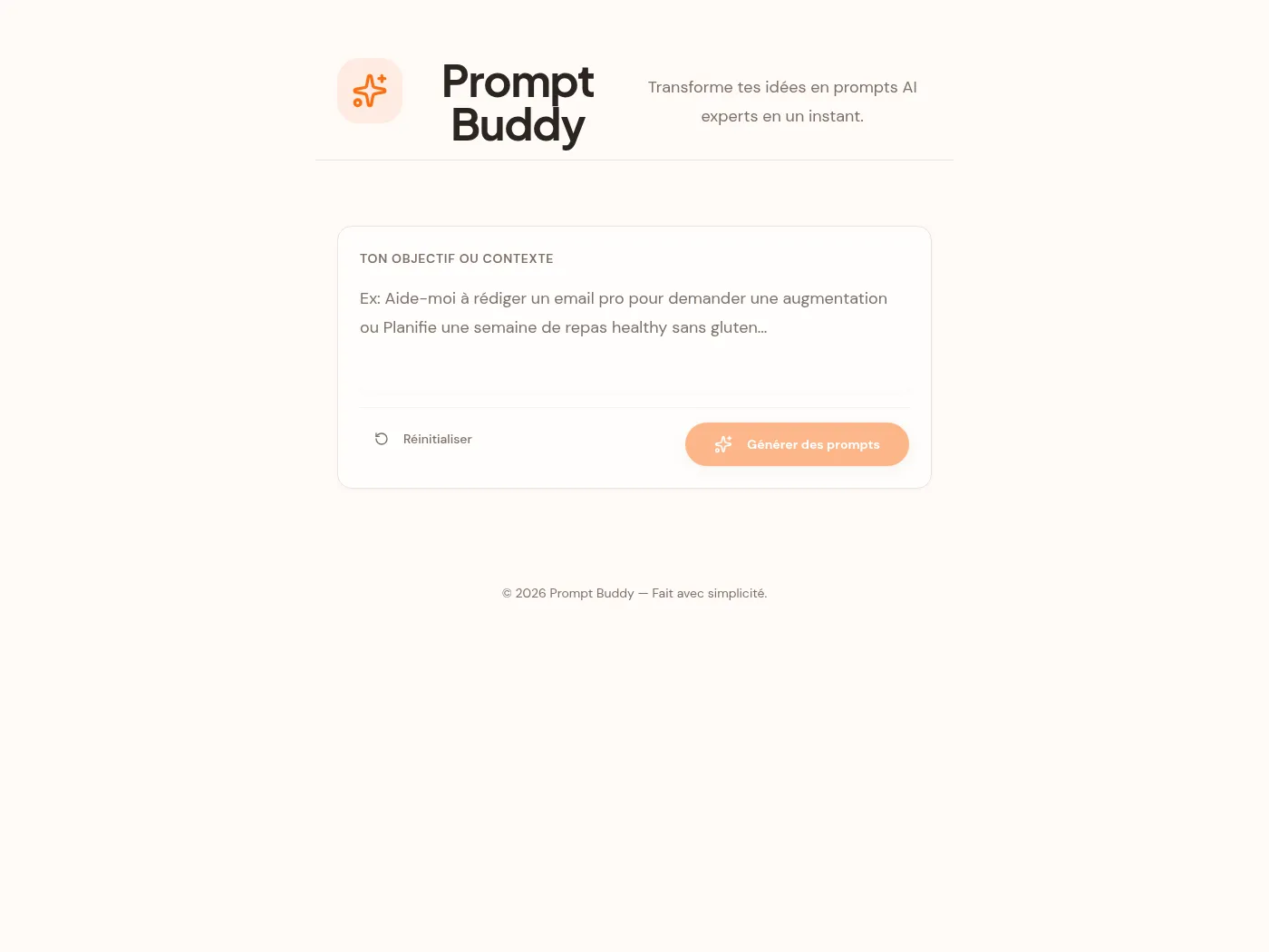 Prompt Buddy Web