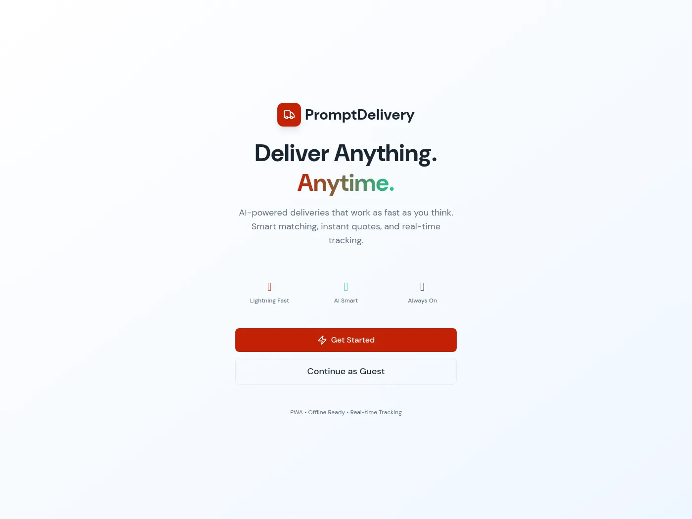 PromptDelivery AI PWA