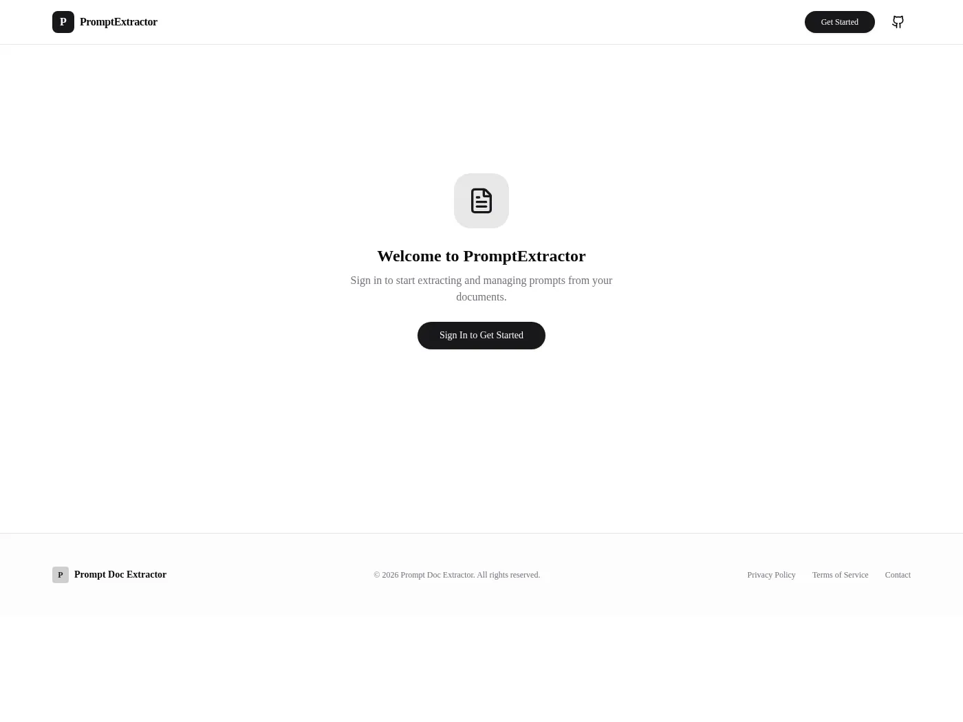 Prompt Doc Extractor