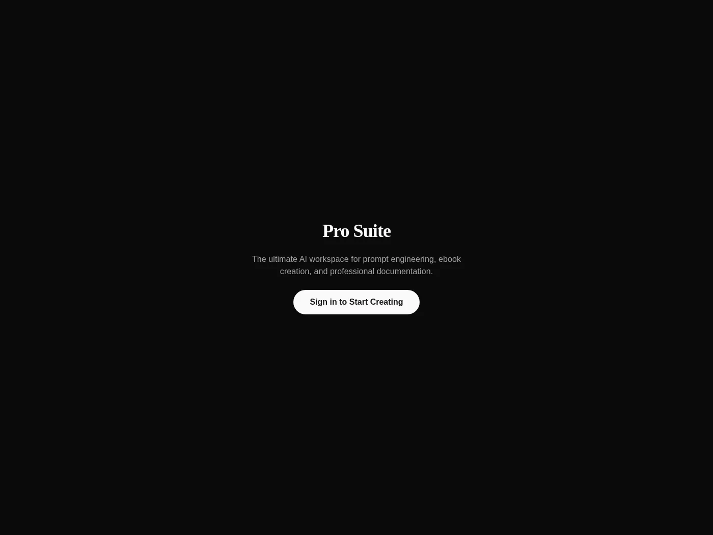 Prompt & Ebook Pro Suite