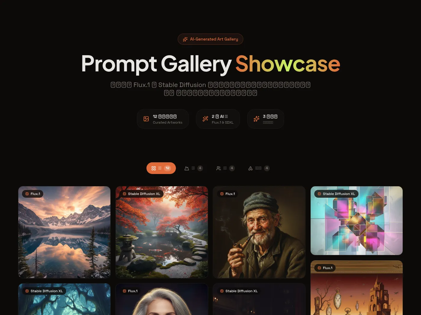 Prompt Gallery Showcase