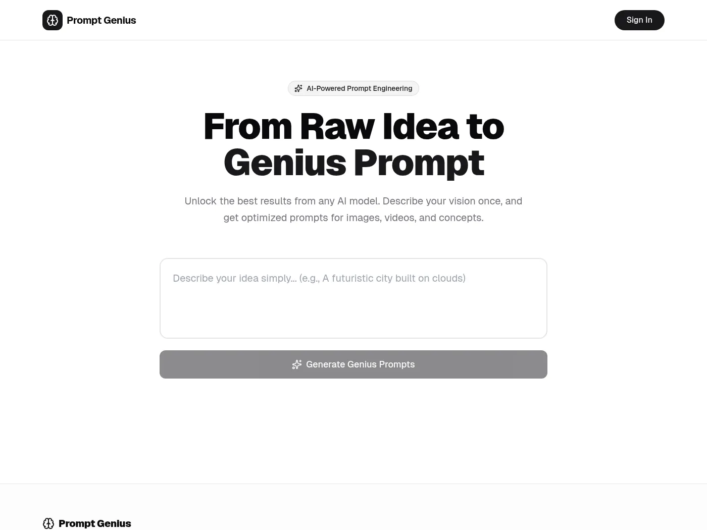 Prompt Genius