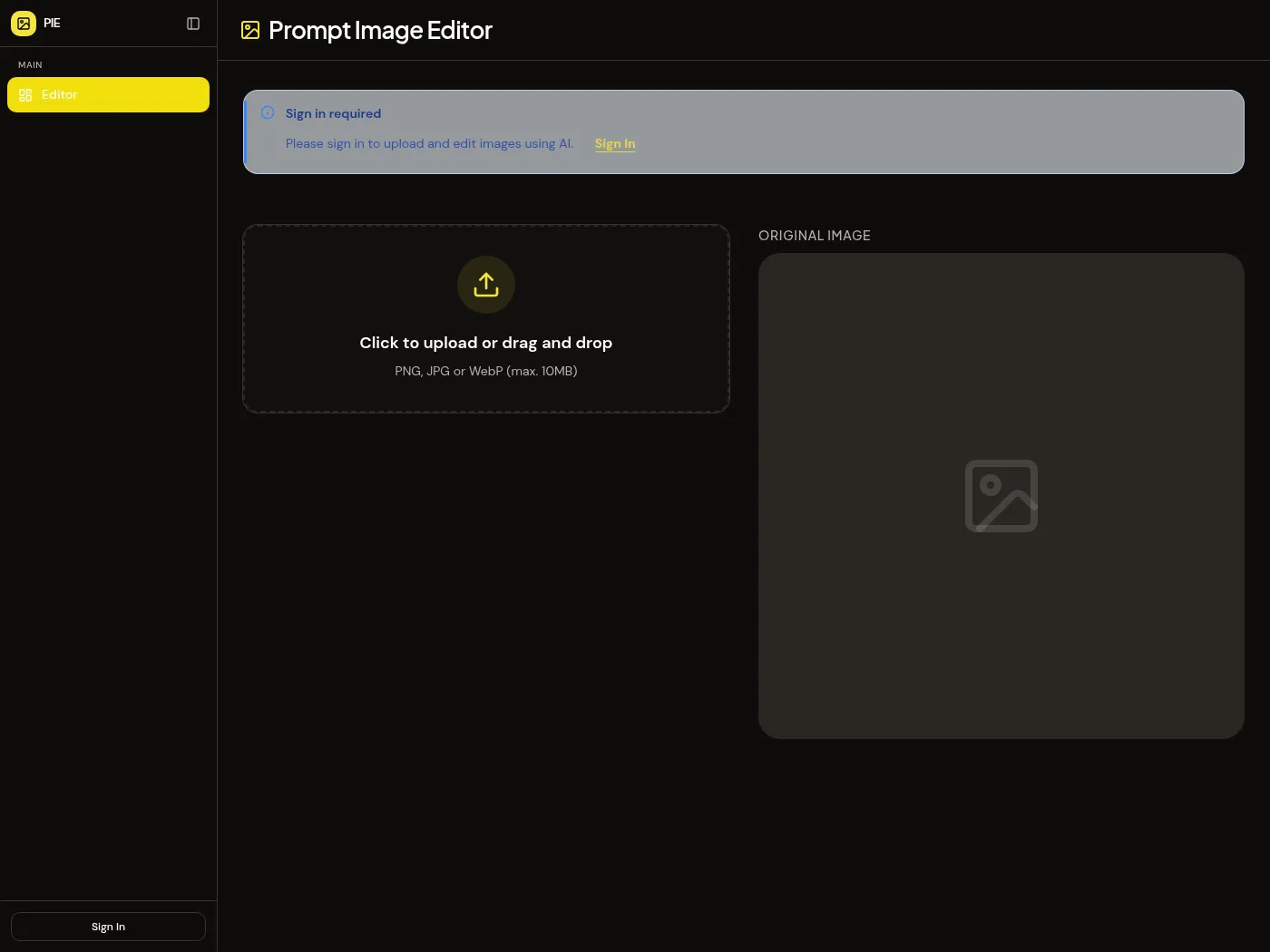 Prompt Image Editor