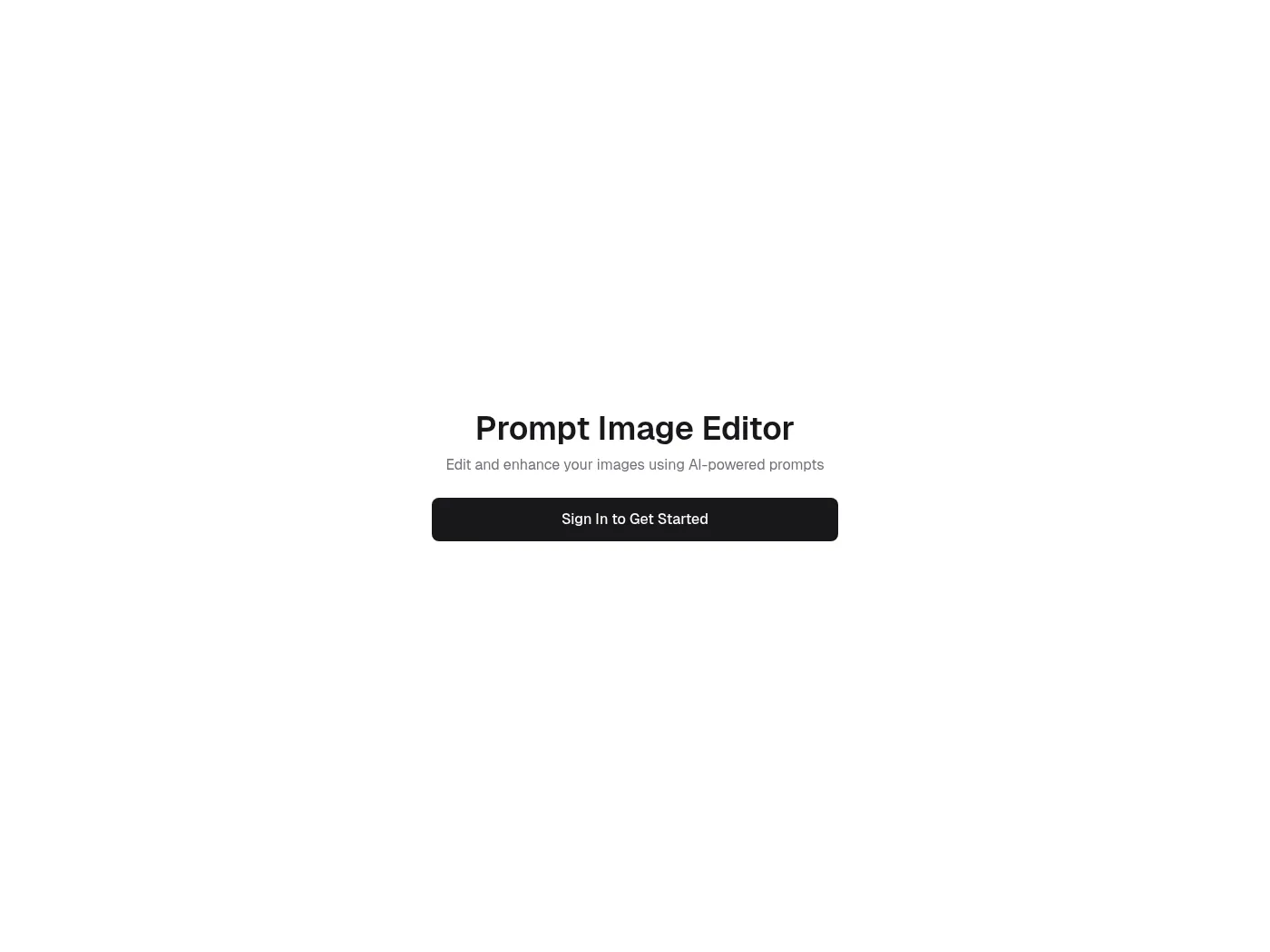 Prompt Image Editor