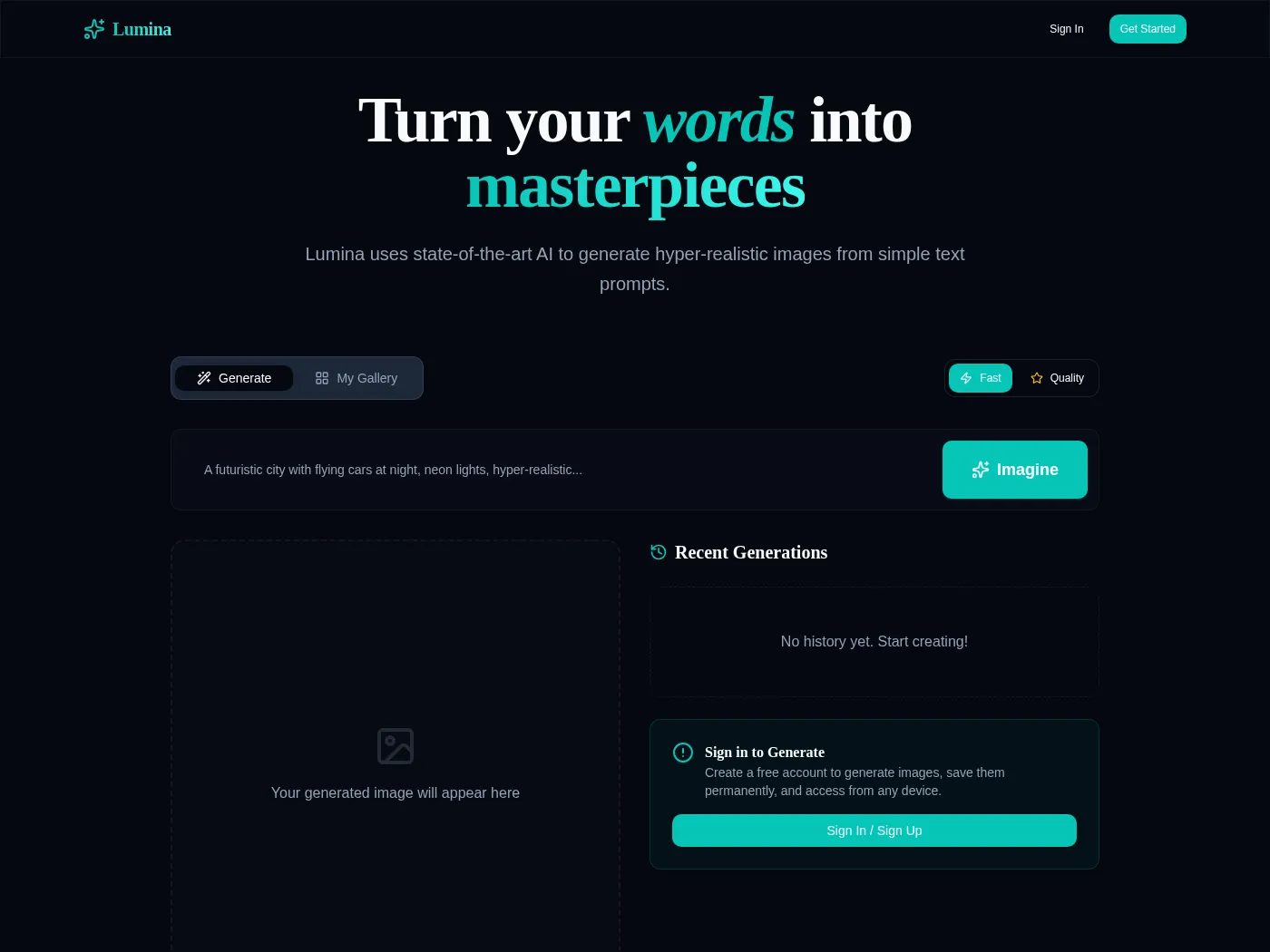 PromptImage Generator