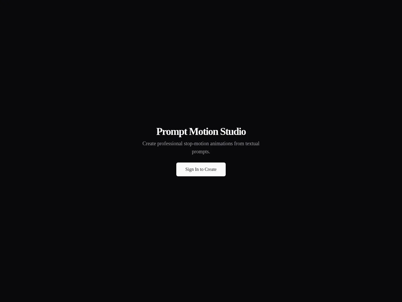 Prompt Motion Studio