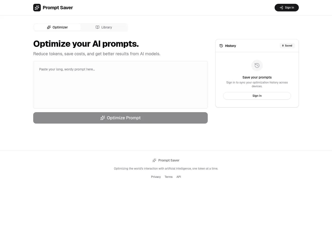 Prompt Saver
