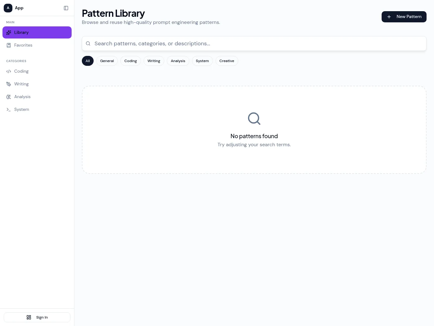 Prompt Pattern Library