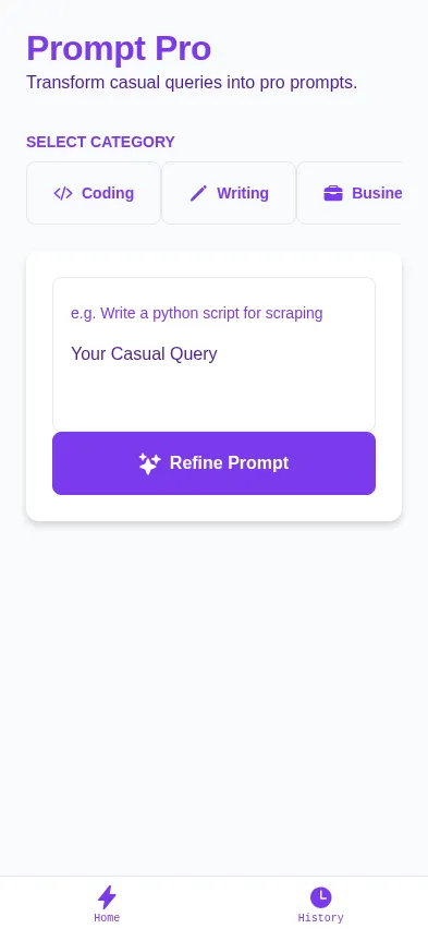 Prompt Pro Android