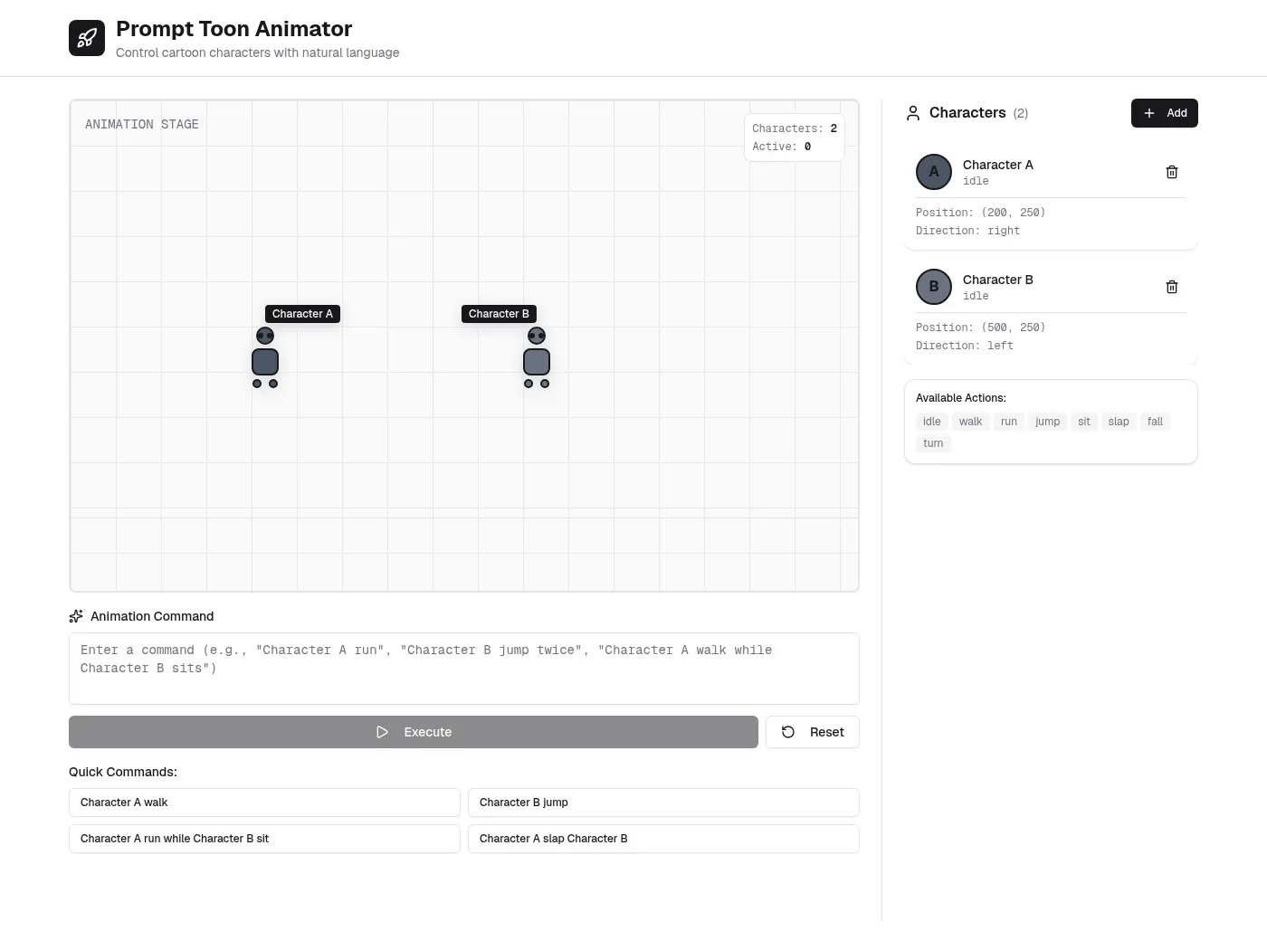 Prompt Toon Animator
