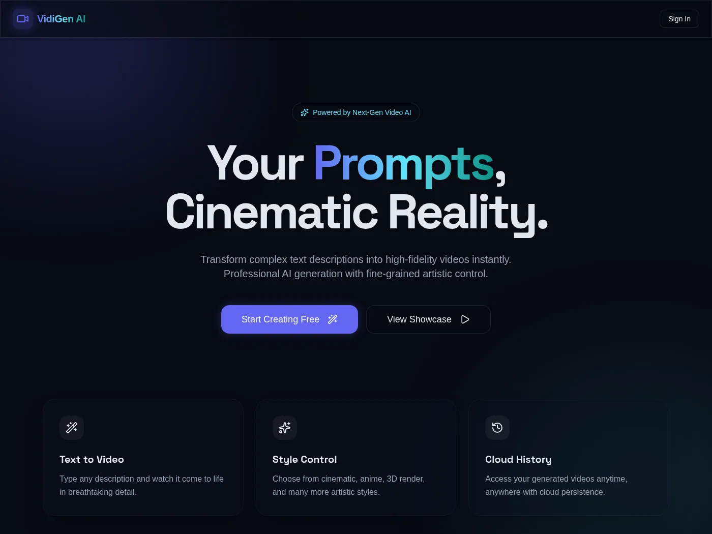 Prompt Video Maker