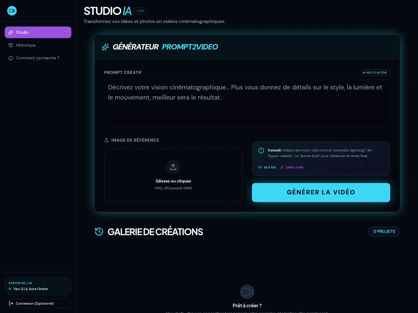 Prompt2Video Studio